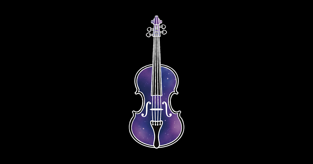 Violin Art- Galaxy Violin - Violin - Posters and Art Prints | TeePublic