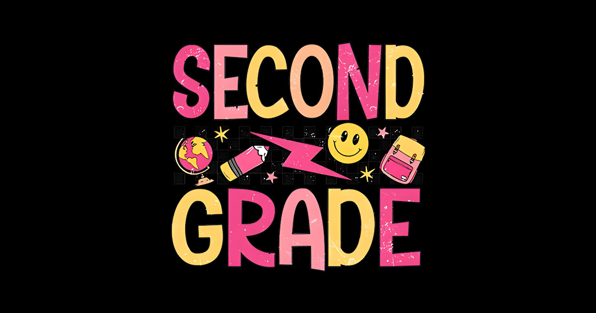 Retro Back to School Bundle, second Grade, First Day of School, School ...