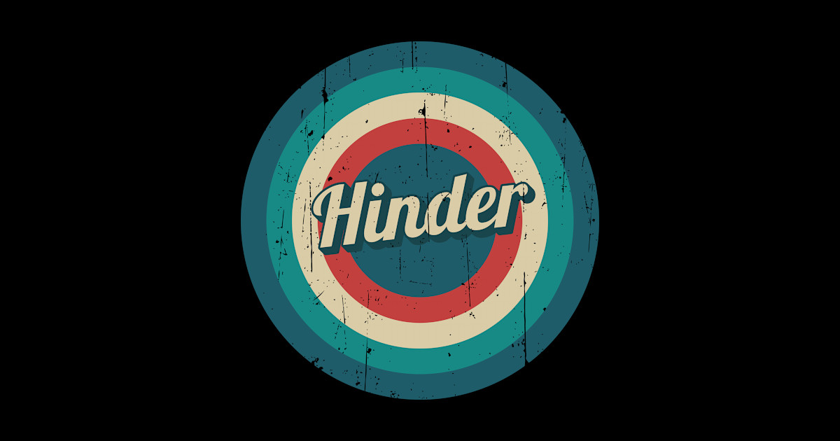 Circle Retro Hinder - Hinder - Posters and Art Prints | TeePublic