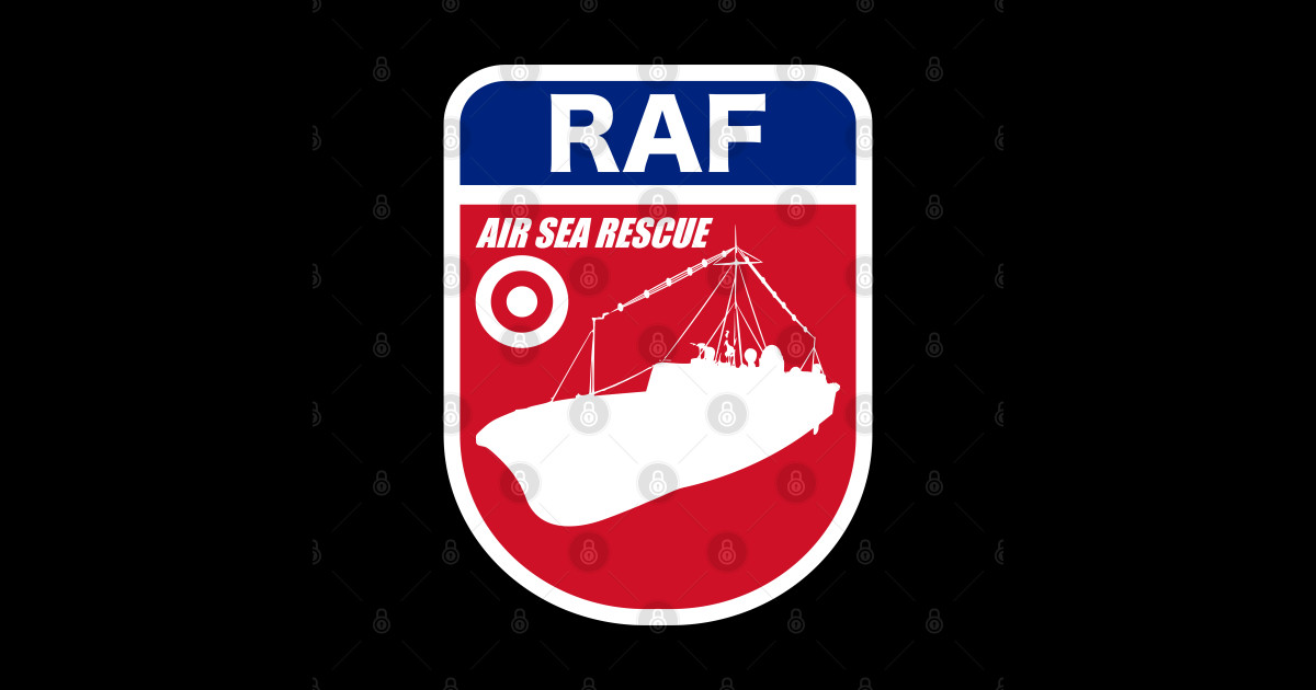 RAF Air Sea Rescue - Royal Air Force Search And Rescue - Sticker ...