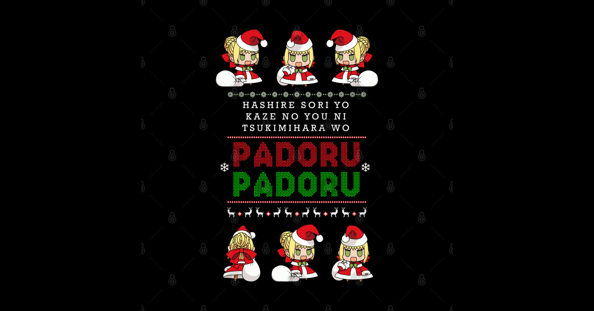Padoru Padoru - Padoru Padoru - Sticker | TeePublic