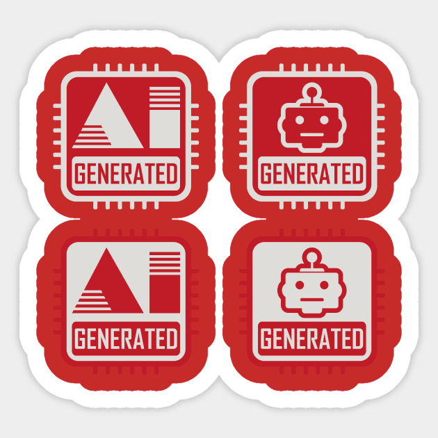 AI Generated - Ai Generated - Sticker | TeePublic