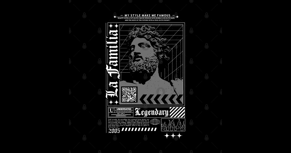 La Familia - Streetwear - Sticker | TeePublic