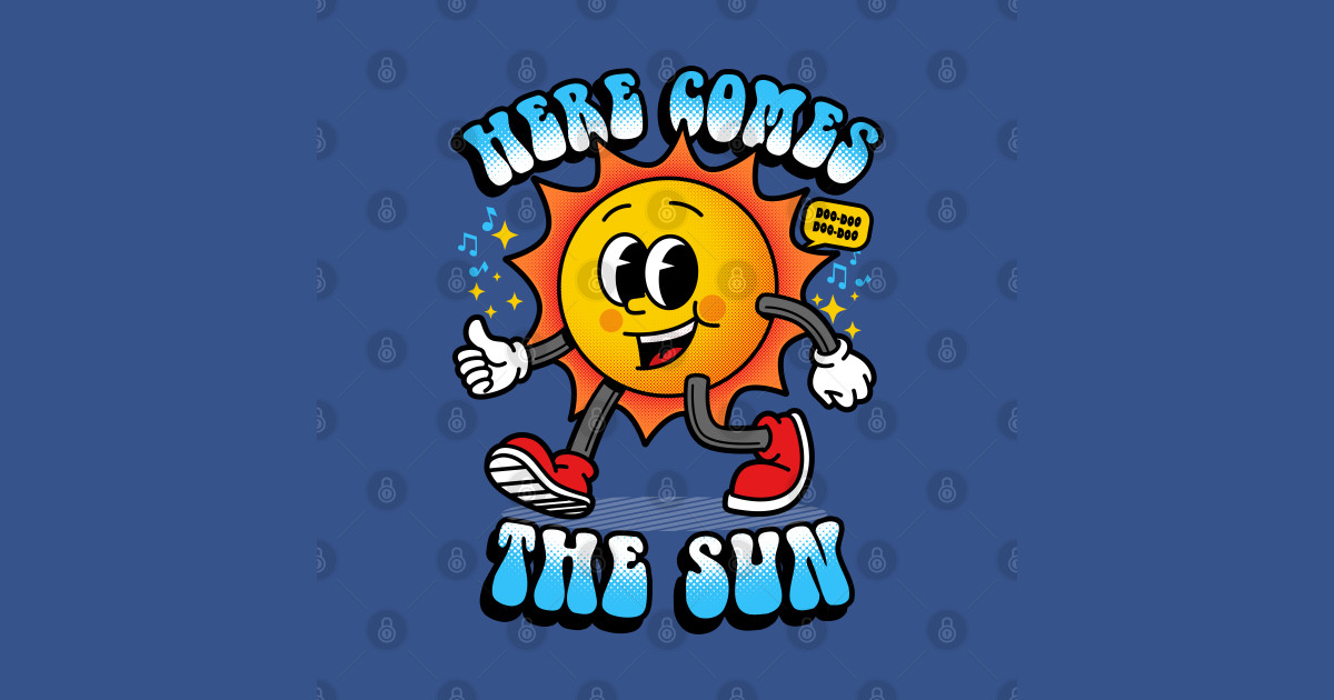 Retro Vintage Summer Sun Meme Cartoon - Summer - T-Shirt | TeePublic
