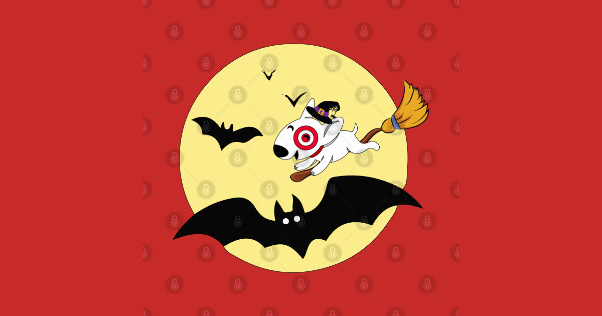 Halloween Bullseye Dog Team Member - Target Team Member - T-Shirt ...