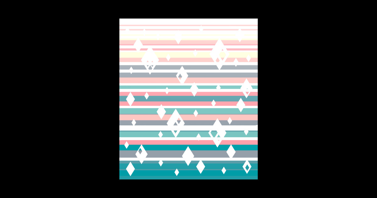 Ombre Diamond Stripes Pattern - Stripes - Sticker | TeePublic