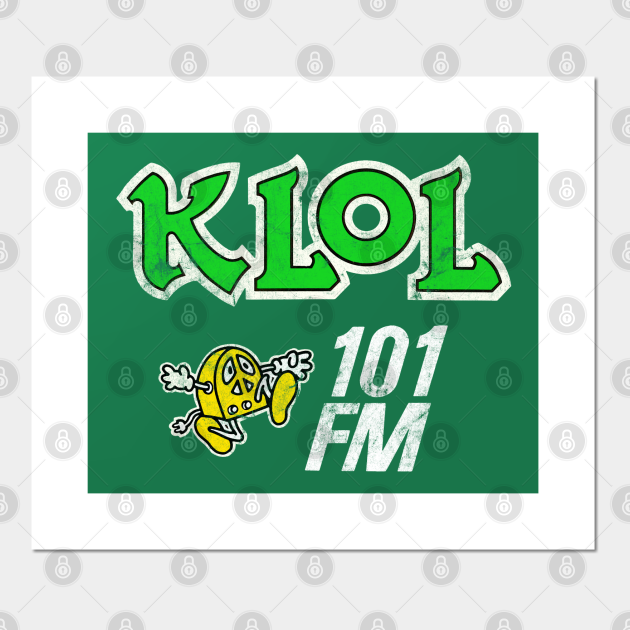 KLOL Houston 80s Radio - Radio Station - Posters and Art Prints | TeePublic