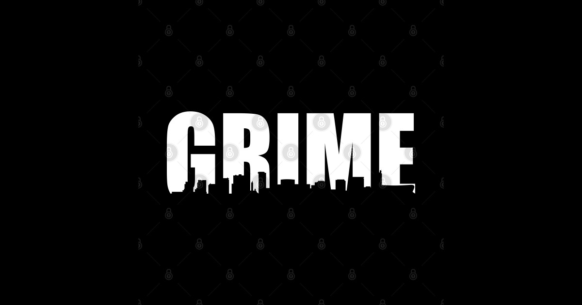 Grime Birmingham Skyline - WHITE - Grime - Posters and Art Prints ...