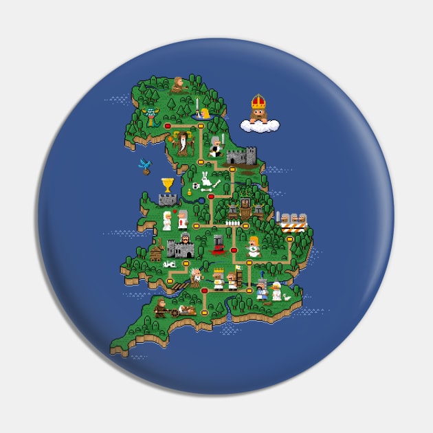 Pixel Art Python - Monty Python And The Holy Grail - Pin | TeePublic