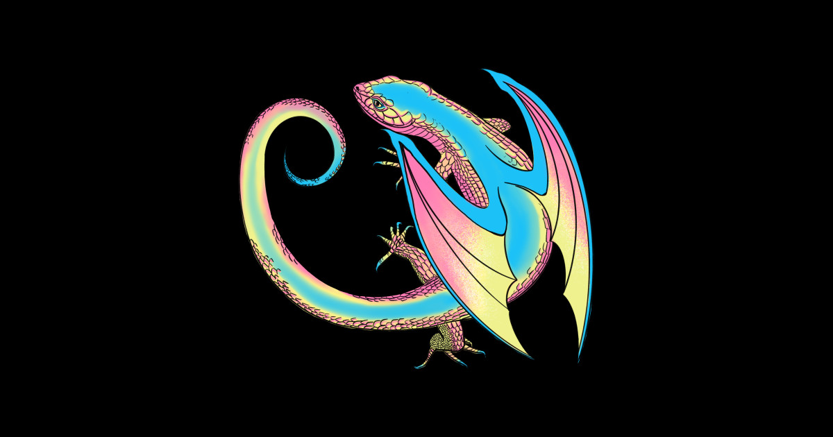 Pansexual Pride Dragon Pan Sticker Teepublic