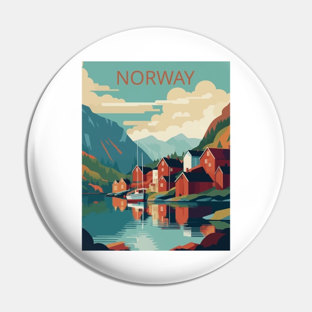 NORWAY - Norway - Pin | TeePublic