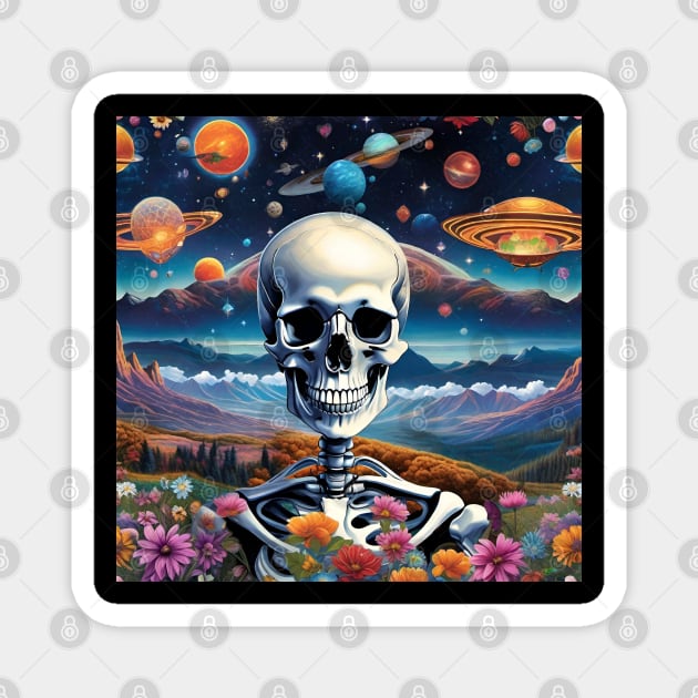 Surreal Sci-Fi Skeleton Art Fantasy Landscapes 18 - Trippy Skull ...