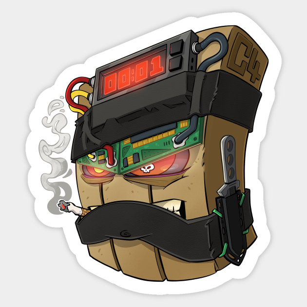 C4 Brick - Tactical - Sticker | TeePublic