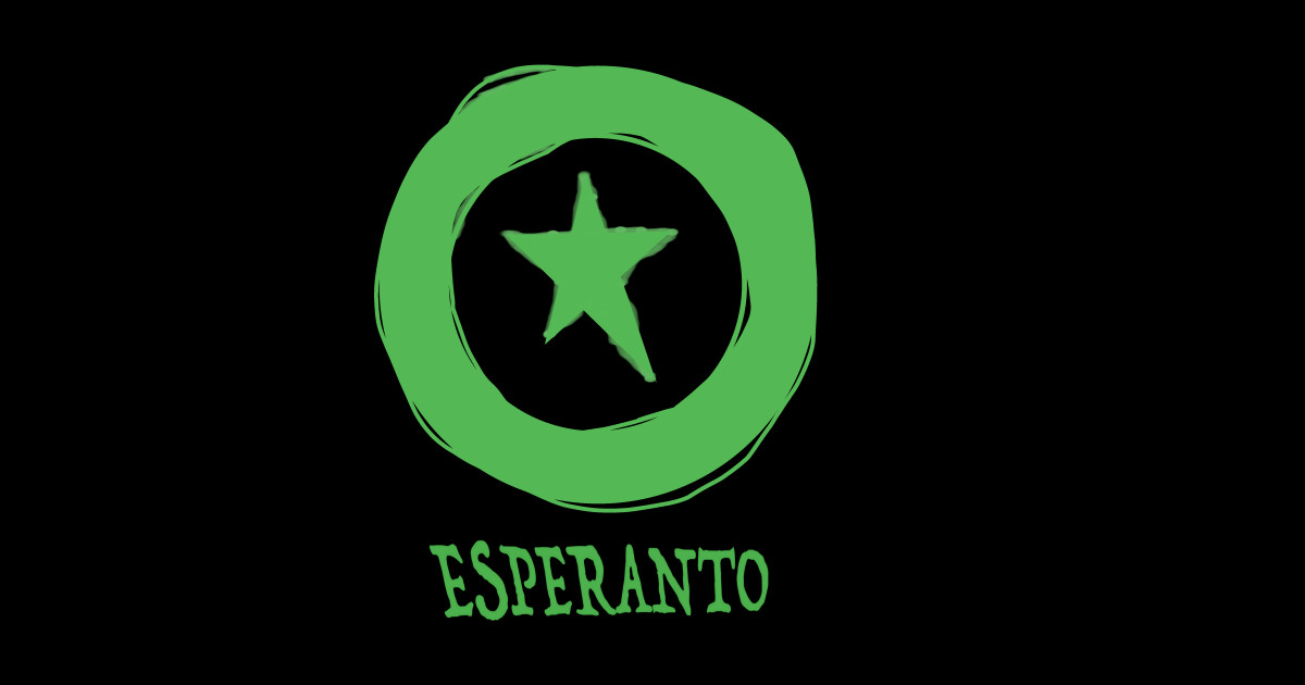 Esperanto Round Flag - Esperanto Star - Sticker | TeePublic