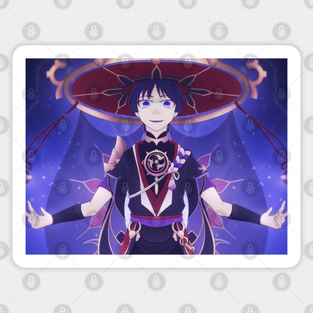 Scaramouche - Genshin Impact - Genshin - Sticker | TeePublic