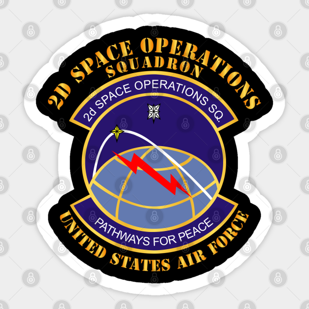 2d Space Operations Squadron - 2d Space Operations Squadron - Sticker ...