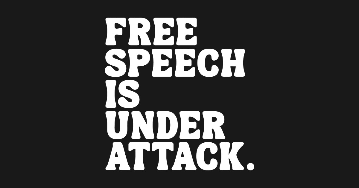 Free Speech Under Attack - Attack On Titan - T-Shirt | TeePublic