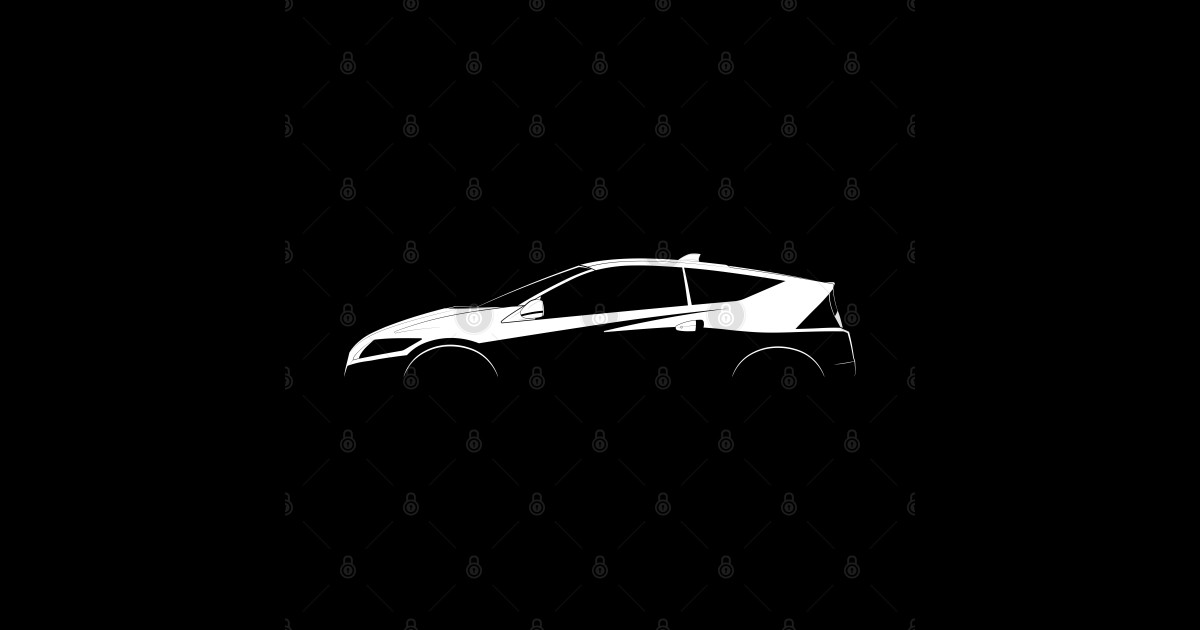 Honda CR-Z Silhouette - Honda Cr Z - Sticker | TeePublic