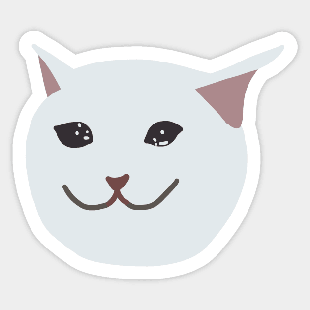 Sad Cat Meme - Cat - Sticker | TeePublic