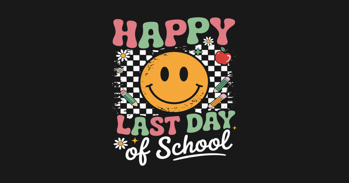 Teacher Student Last Day Of School - Last Day Of School - T-Shirt ...