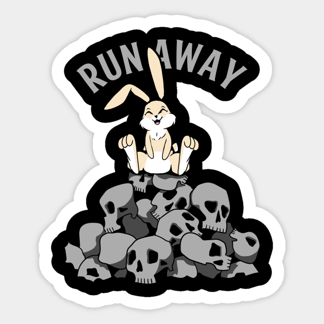 Dangerous Bunny Rabbit - Bunny - Sticker | TeePublic