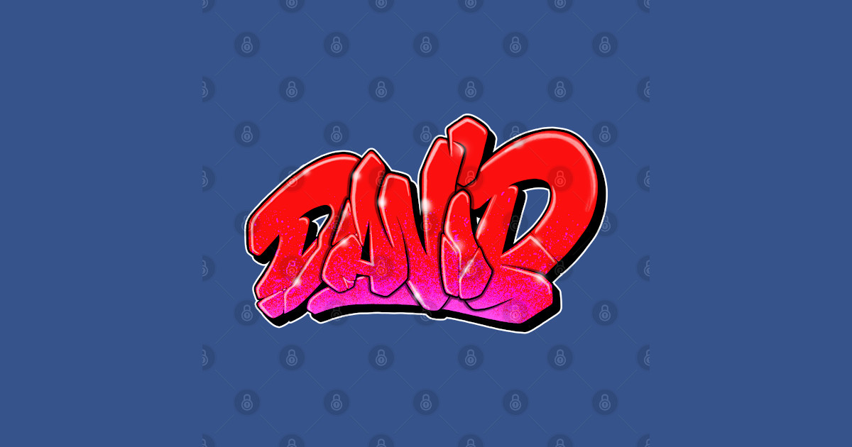 David graffiti name - David - T-Shirt | TeePublic