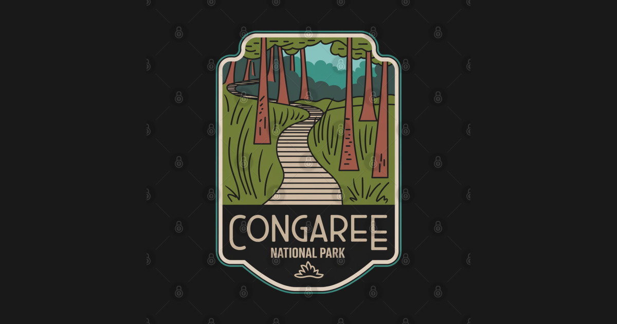 Congaree national park - Congaree National Park - T-Shirt | TeePublic