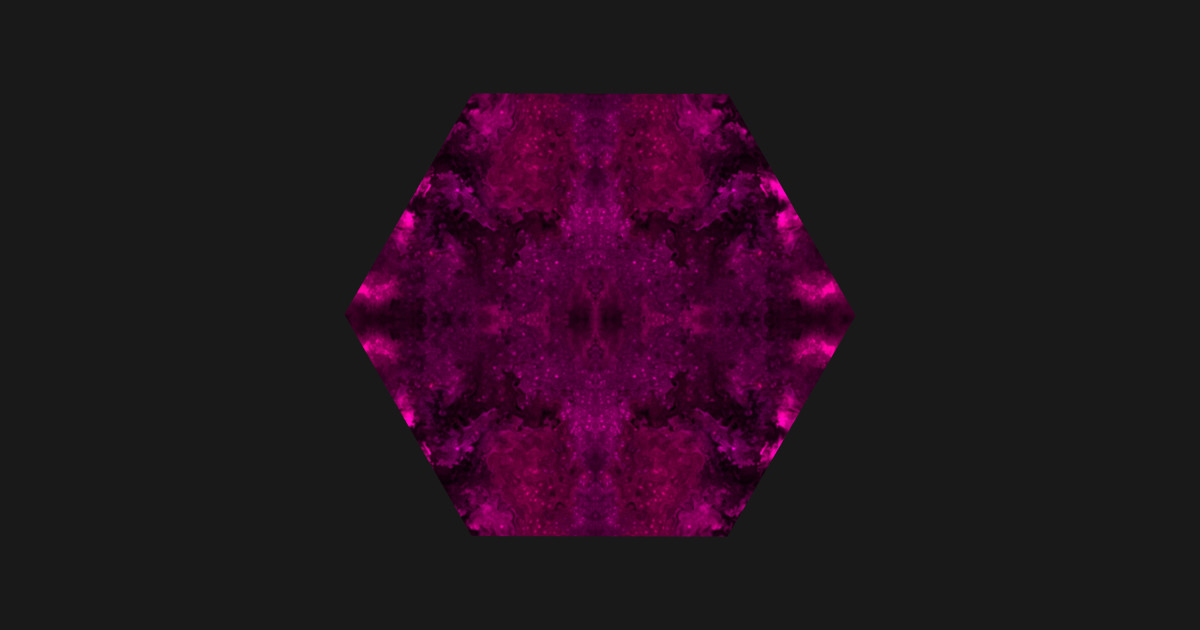 Pink/Black Ink Blot - Ink Blot - T-Shirt | TeePublic