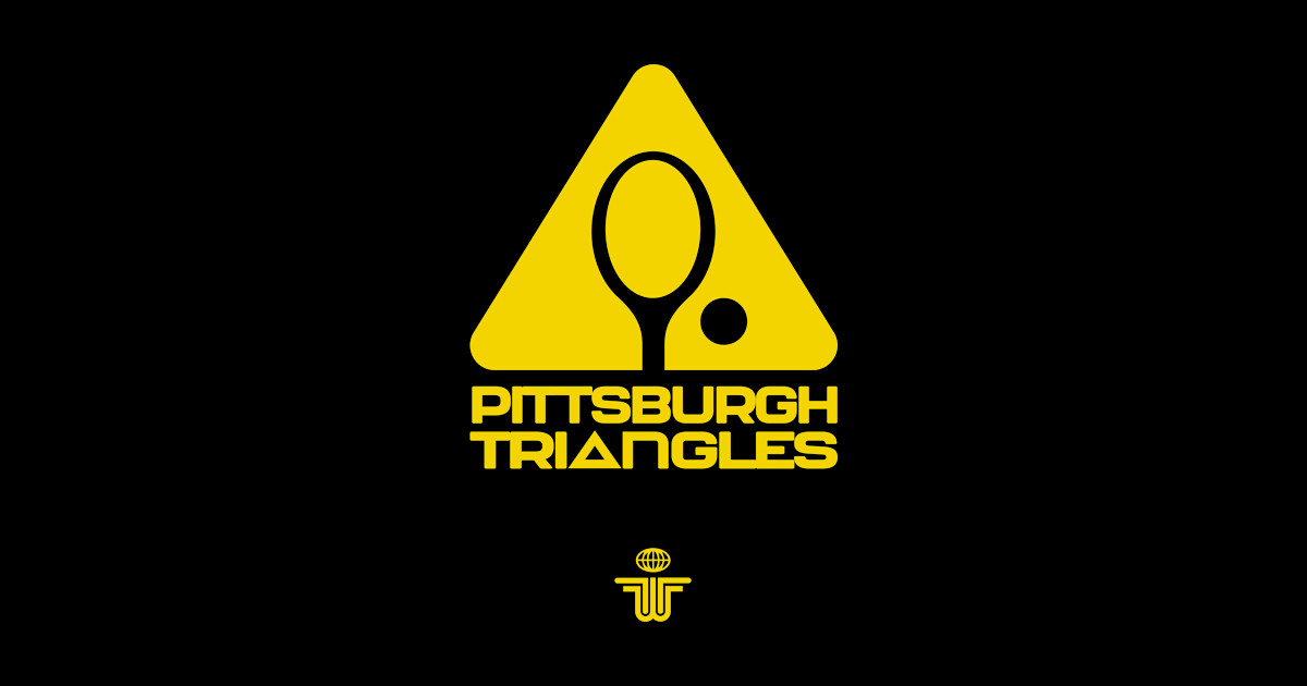 Pittsburgh Triangles Tennis Team - Pittsburgh Triangles - Sticker ...
