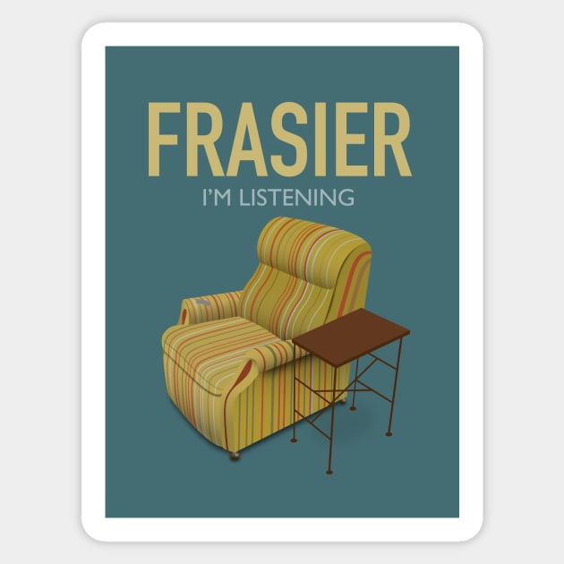 Frasier - TV Series Poster - Frasier - Sticker | TeePublic