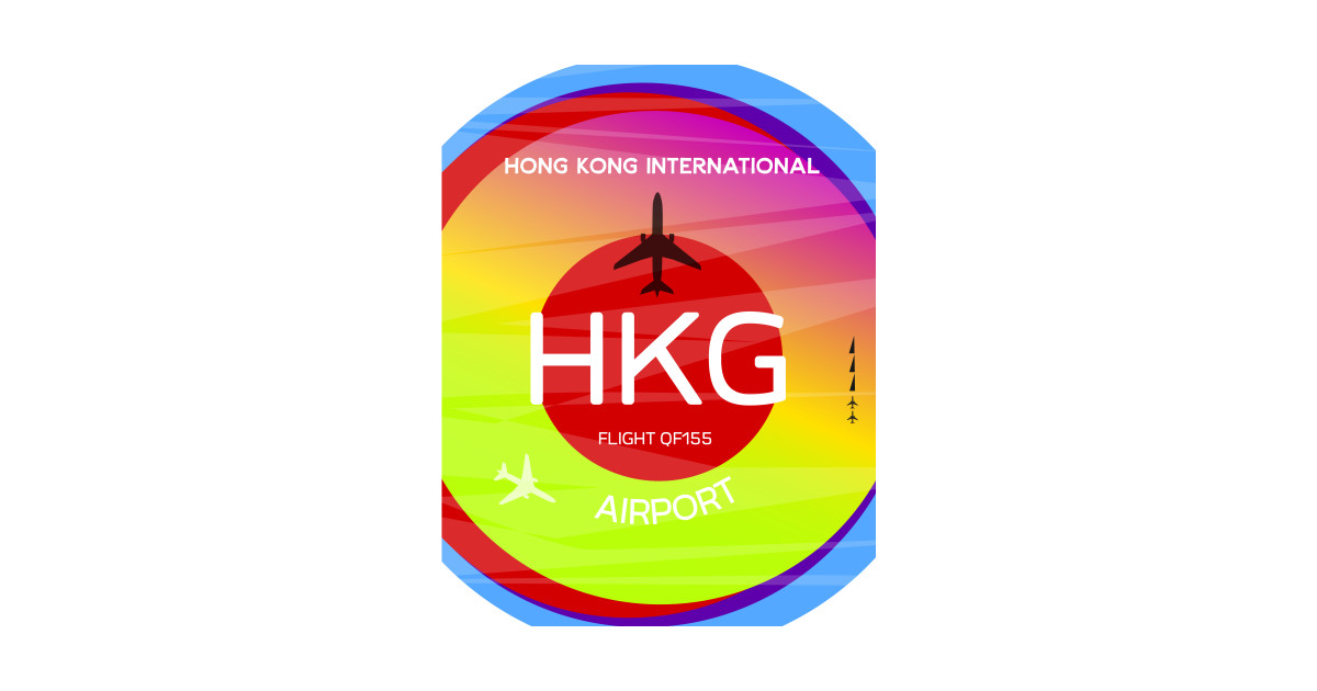 HKG Hong Kong Airport code - Airport Code - T-Shirt | TeePublic