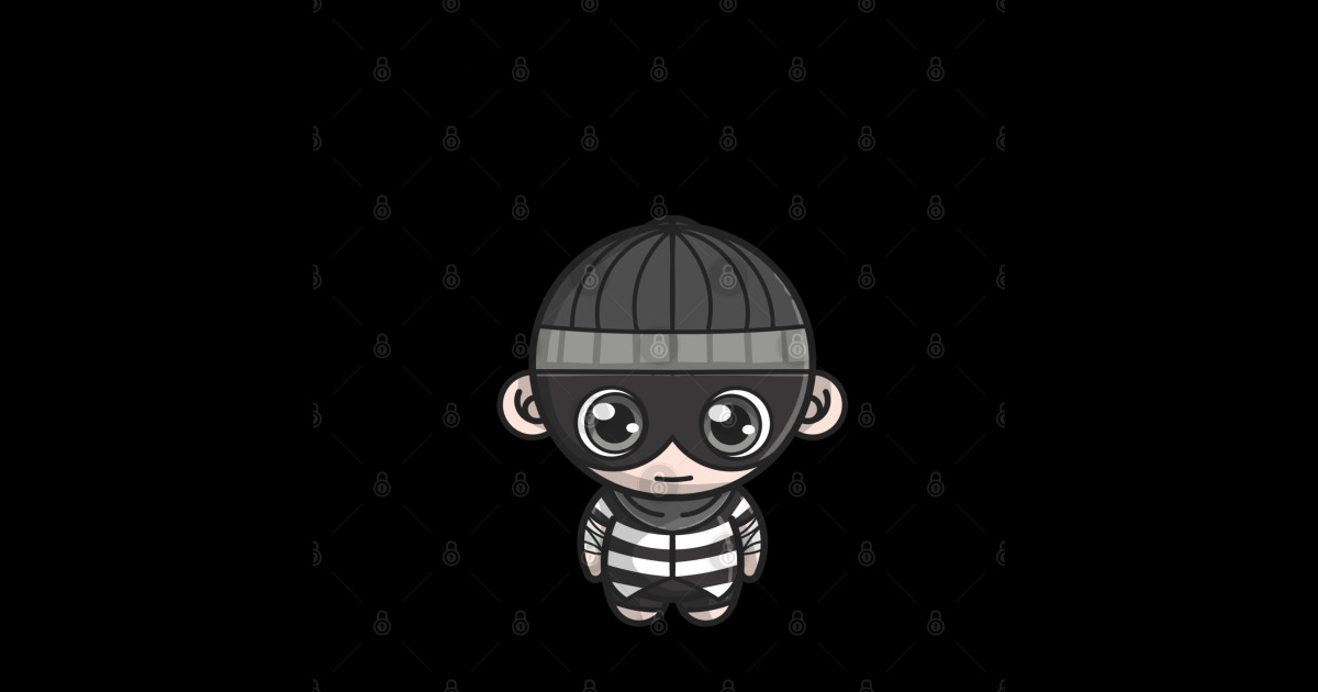 Prisoner Robber - Cartoons - Sticker | TeePublic