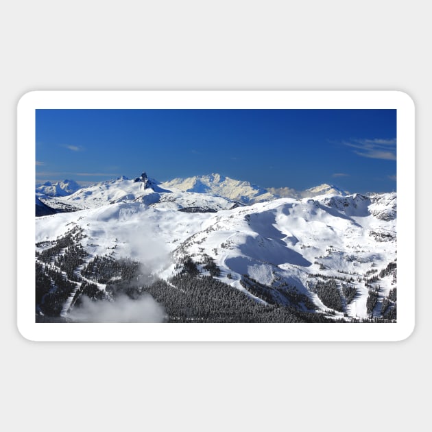 Whistler Panorama - Mountains - Sticker | TeePublic