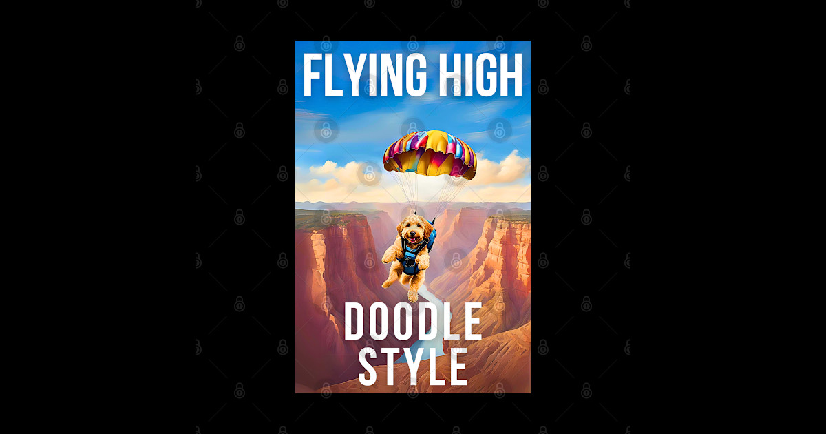Flying High Doodle Style: Goldendoodle Skydiving Over the Grand Canyon ...