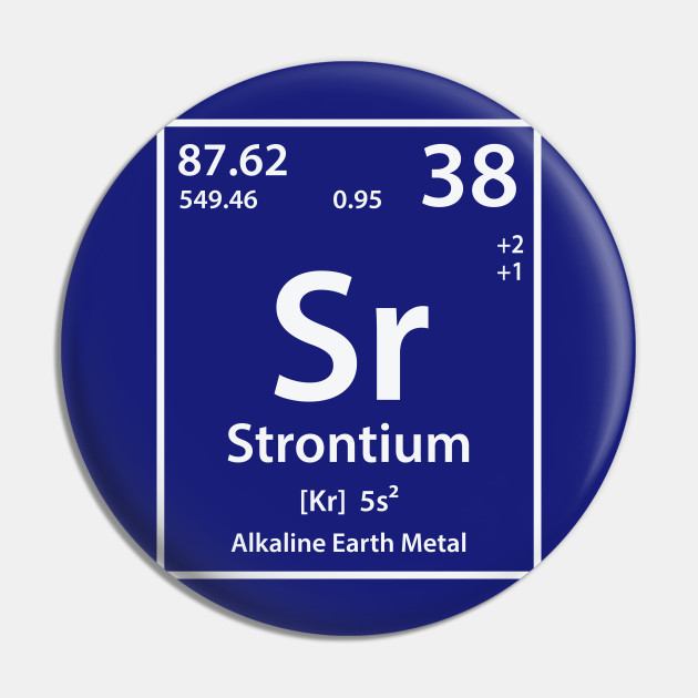 strontium element card