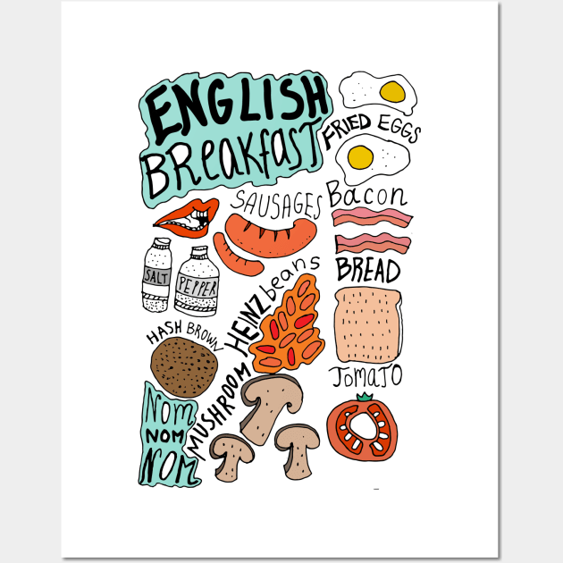 English Breakfast - British - Posters and Art Prints | TeePublic