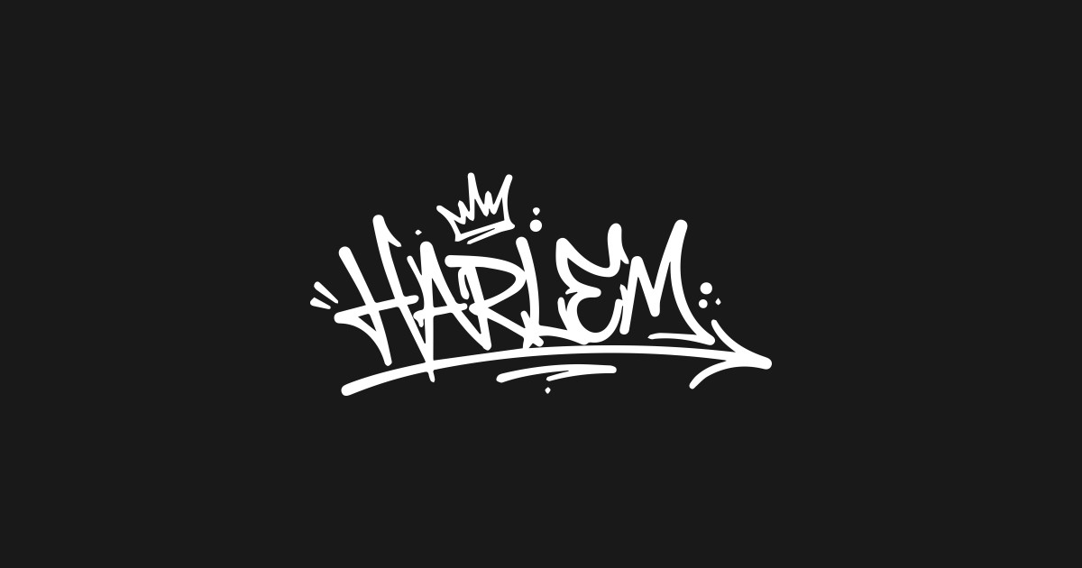 Harlem New York Graffiti Design - Old School Hip Hop & Rap Culture ...