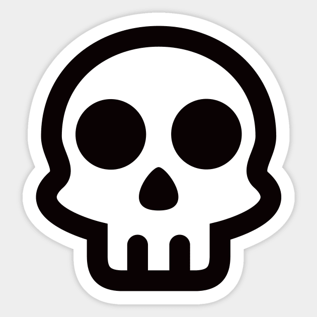Skull logo - Skull - Sticker | TeePublic