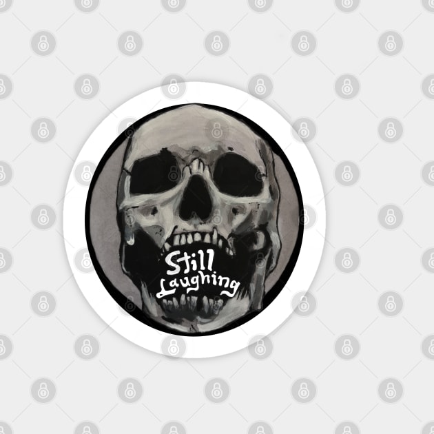 Skull Still Laughing - Skull - Sticker | TeePublic