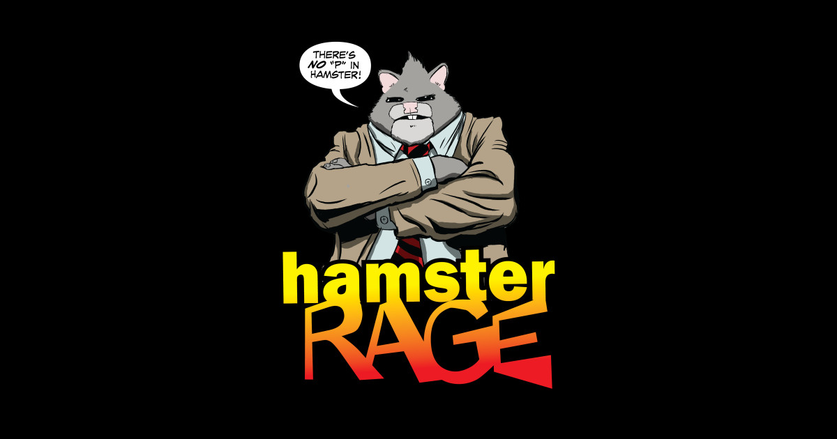 Hamster Rage: KS Shirt - Superhero - Sticker | TeePublic