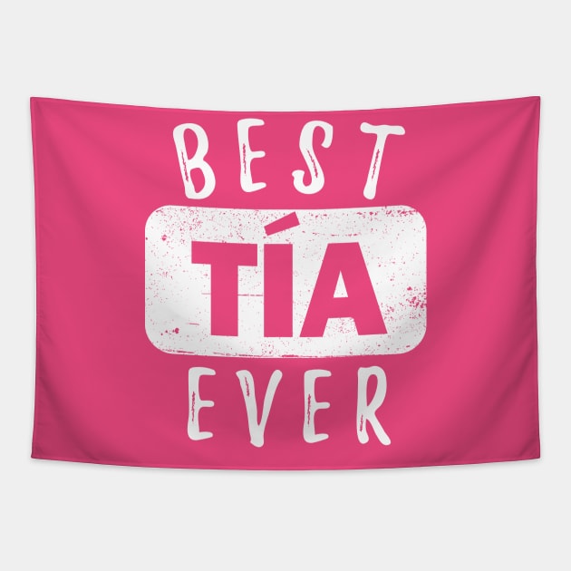 Best TIA Ever - white letter design - Best Tia Ever - Tapestry | TeePublic
