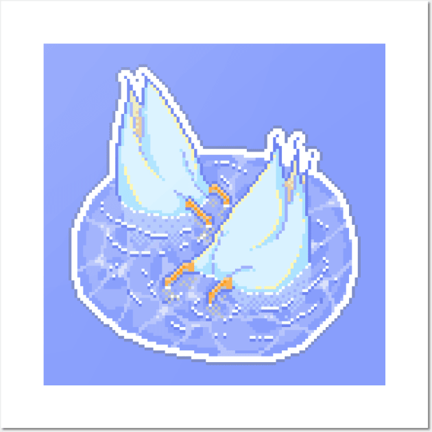 two meme ducks in the pond - Ducks Funny - Posters and Art Prints ...