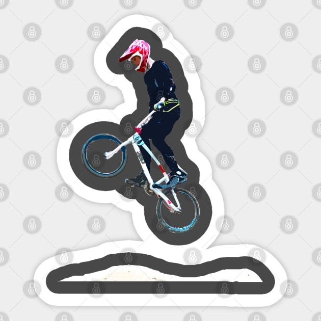 bmx - Bmx Racing - Sticker | TeePublic