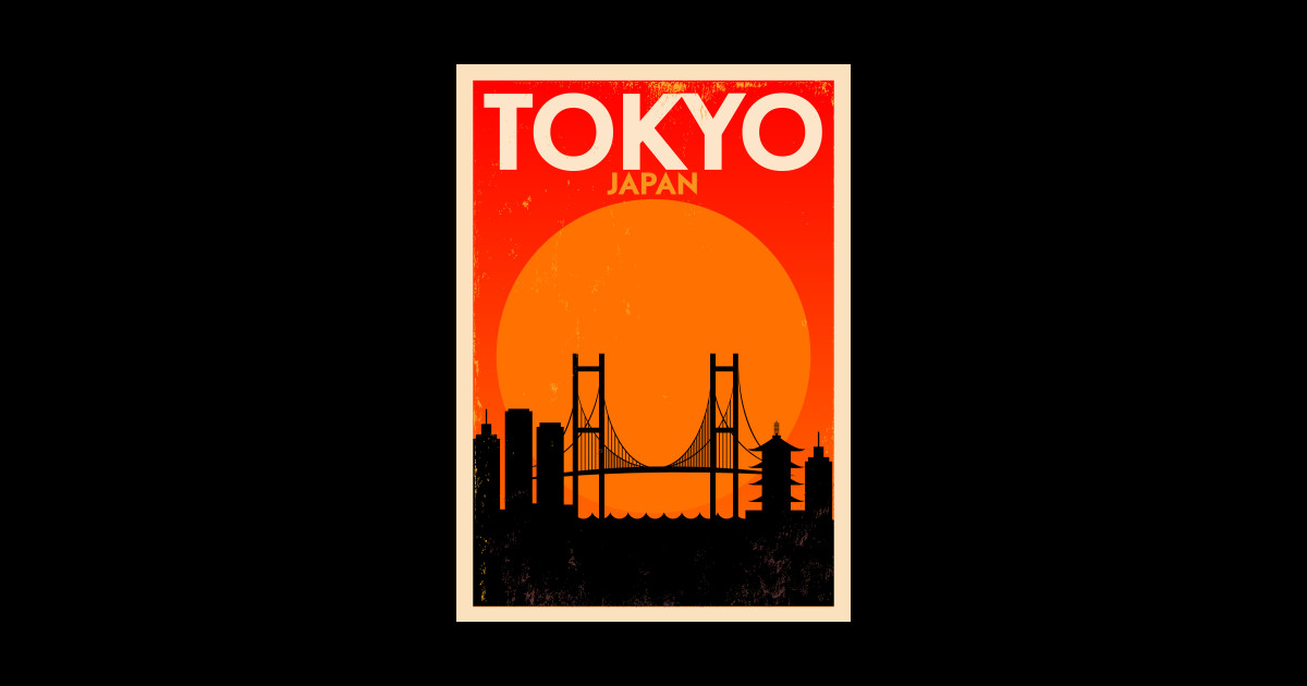Tokyo Poster Design - Tokyo - Posters and Art Prints | TeePublic