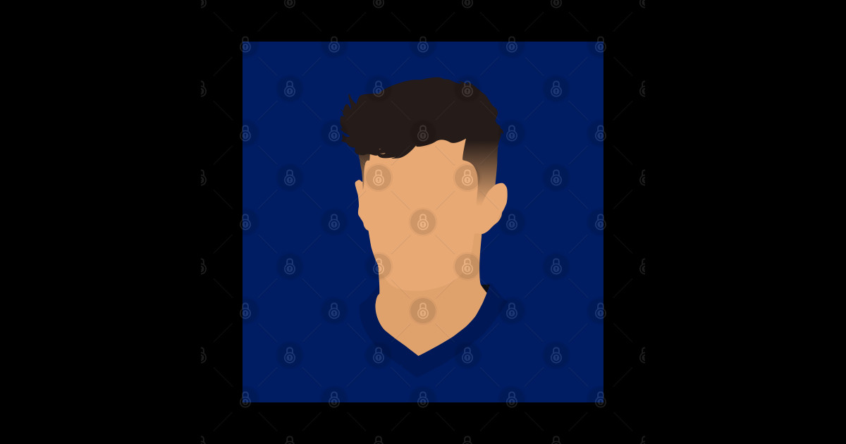 Kai Havertz Minimalistic Face Art - Kai Havertz - Sticker | TeePublic