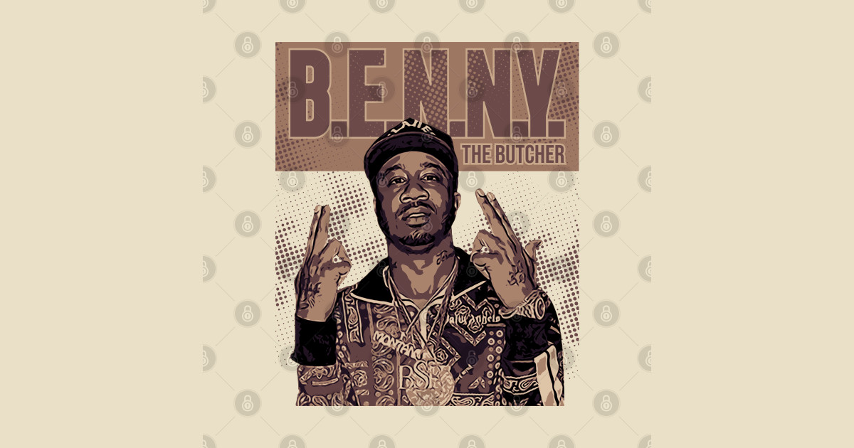 Benny the Butcher // Rapper - Benny The Butcher - T-Shirt | TeePublic