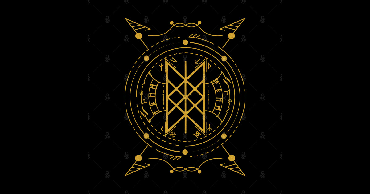 Web of Wyrd | Norse Pagan Symbol - Web Of Wyrd The Matrix Of Fate ...