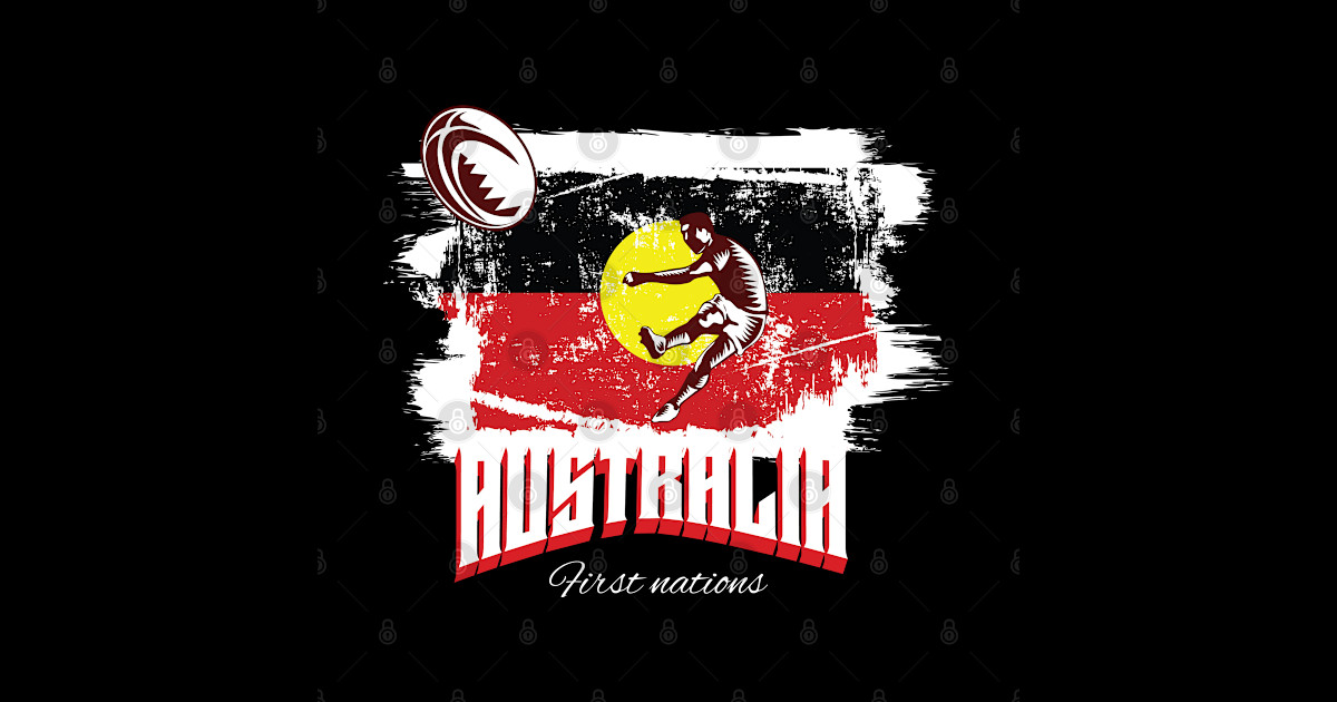 First nations football - Rugby League - Posters and Art Prints | TeePublic