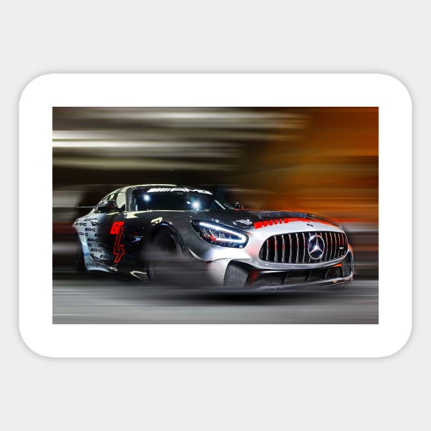 Mercedes AMG GT4 - Amg - Sticker | TeePublic
