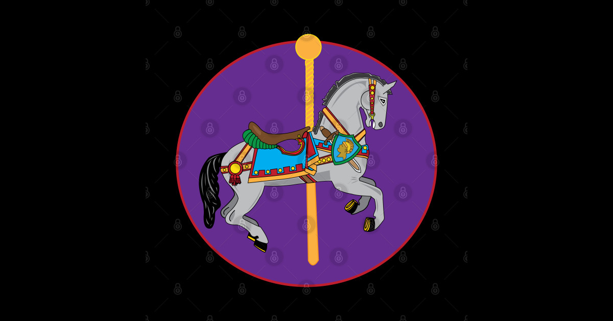 Carousel Horse - Carousel Horse - Sticker | TeePublic